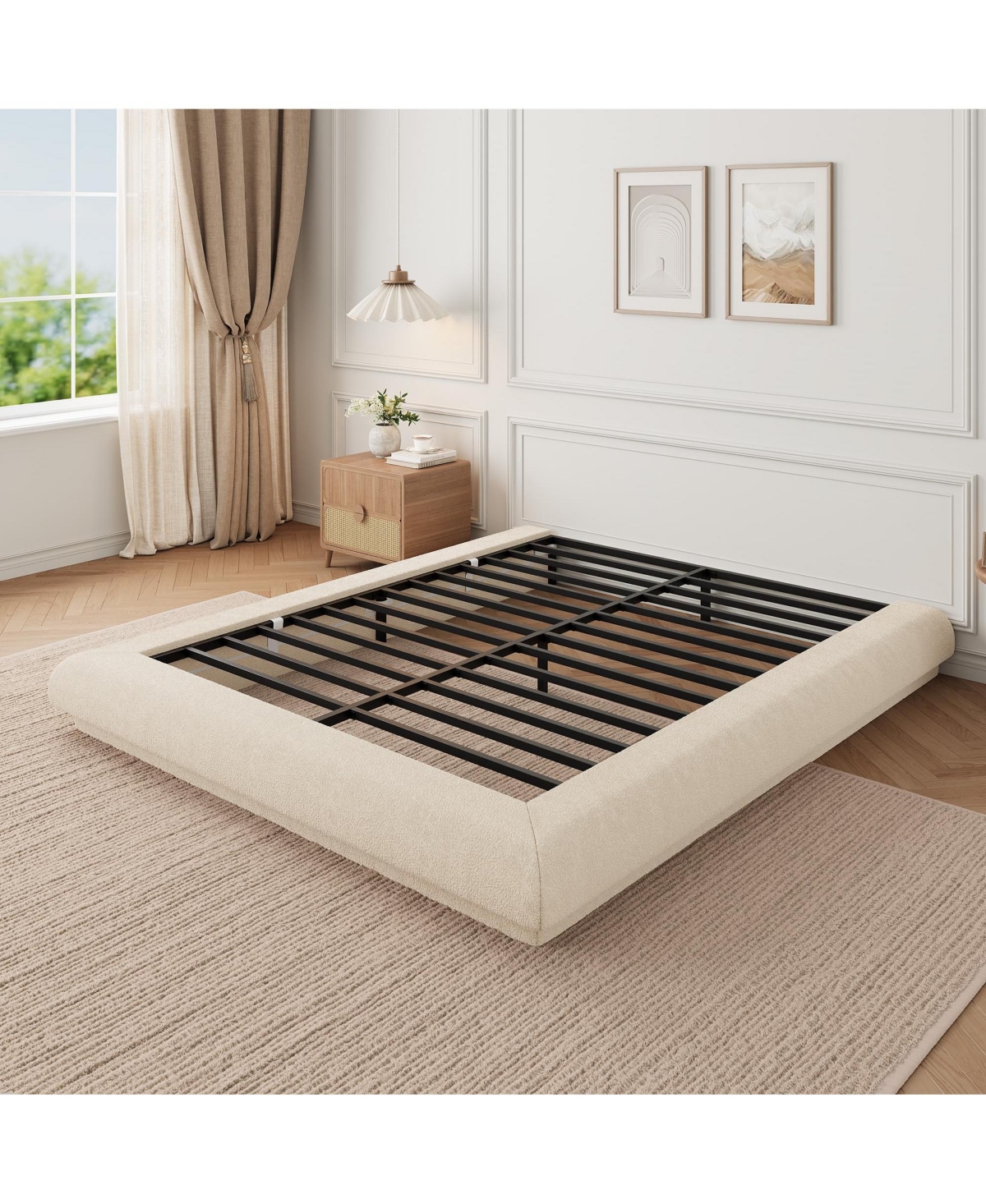 Click here for Cloud Upholstered Floating Platform Bed Frame  Mod... prices