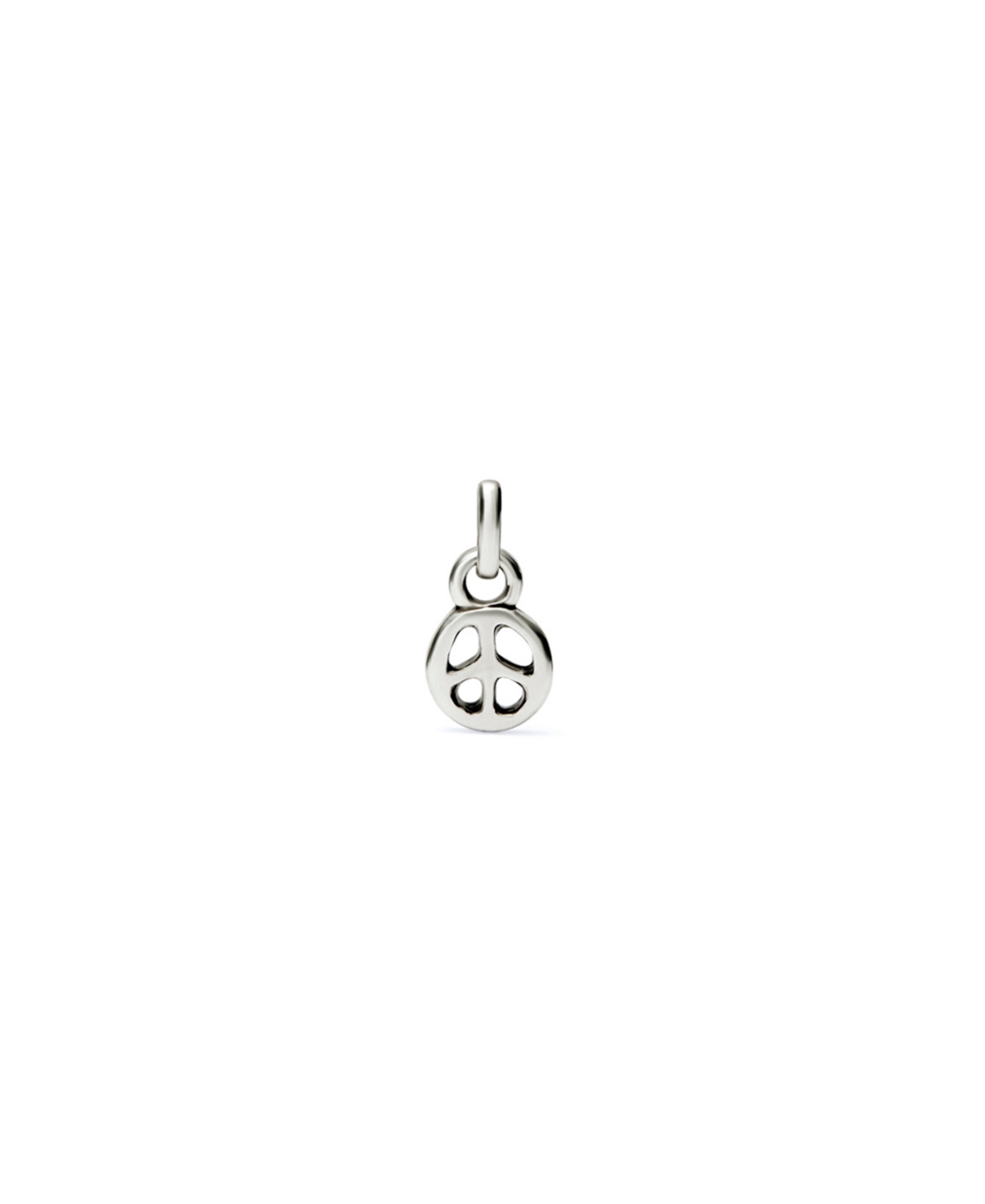 Click here for UNODE50 Charm with a peace symbol - Silver prices