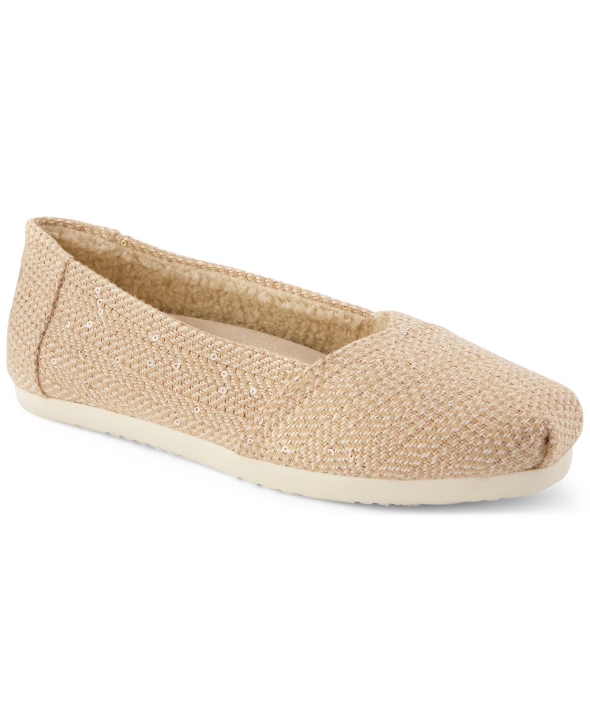 Click here for Toms Womens Alpargata Slip On Ballet Flats - Oatme... prices