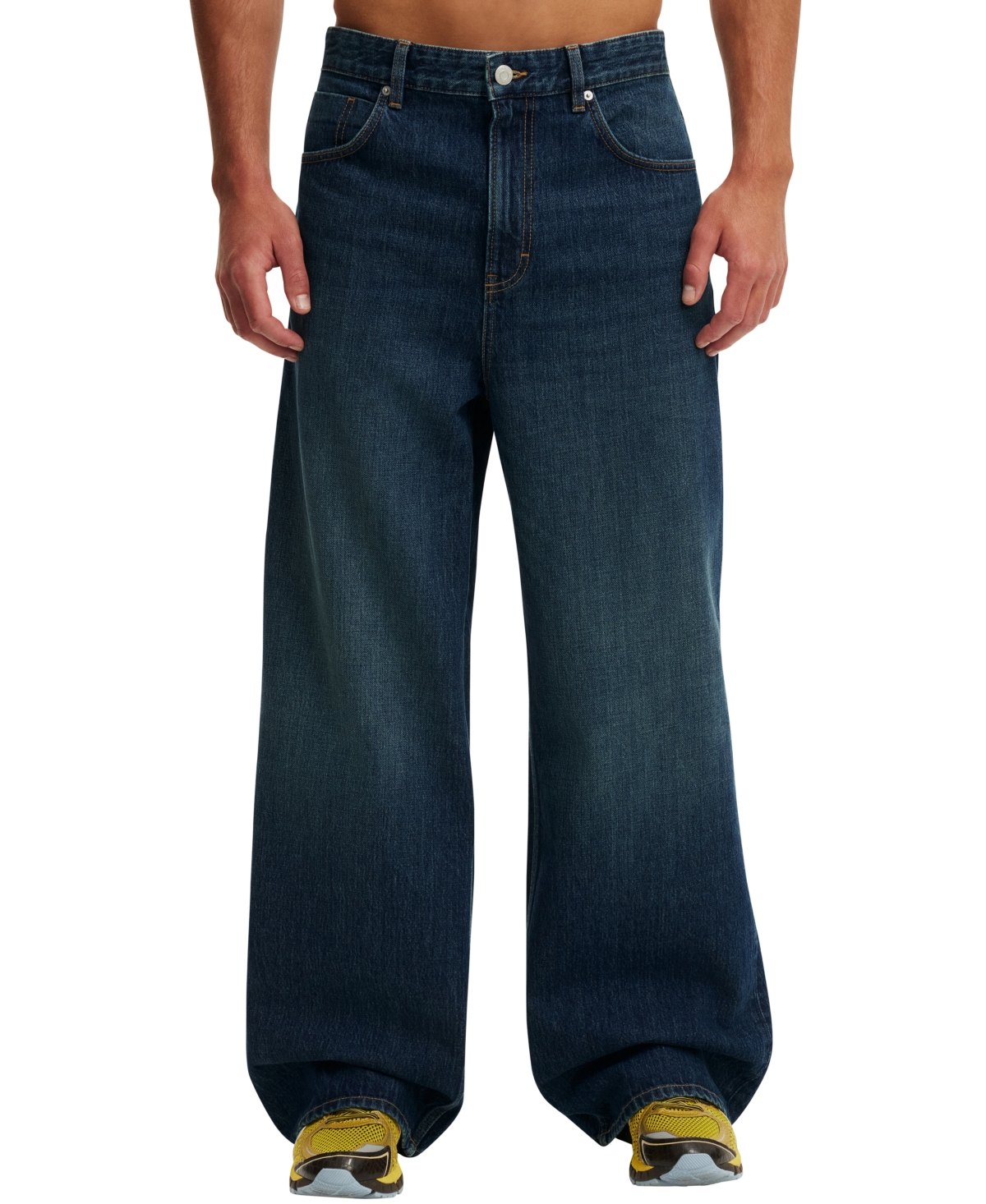 Click here for Cotton On Mens Super Baggy Jean - Hunter Blue prices