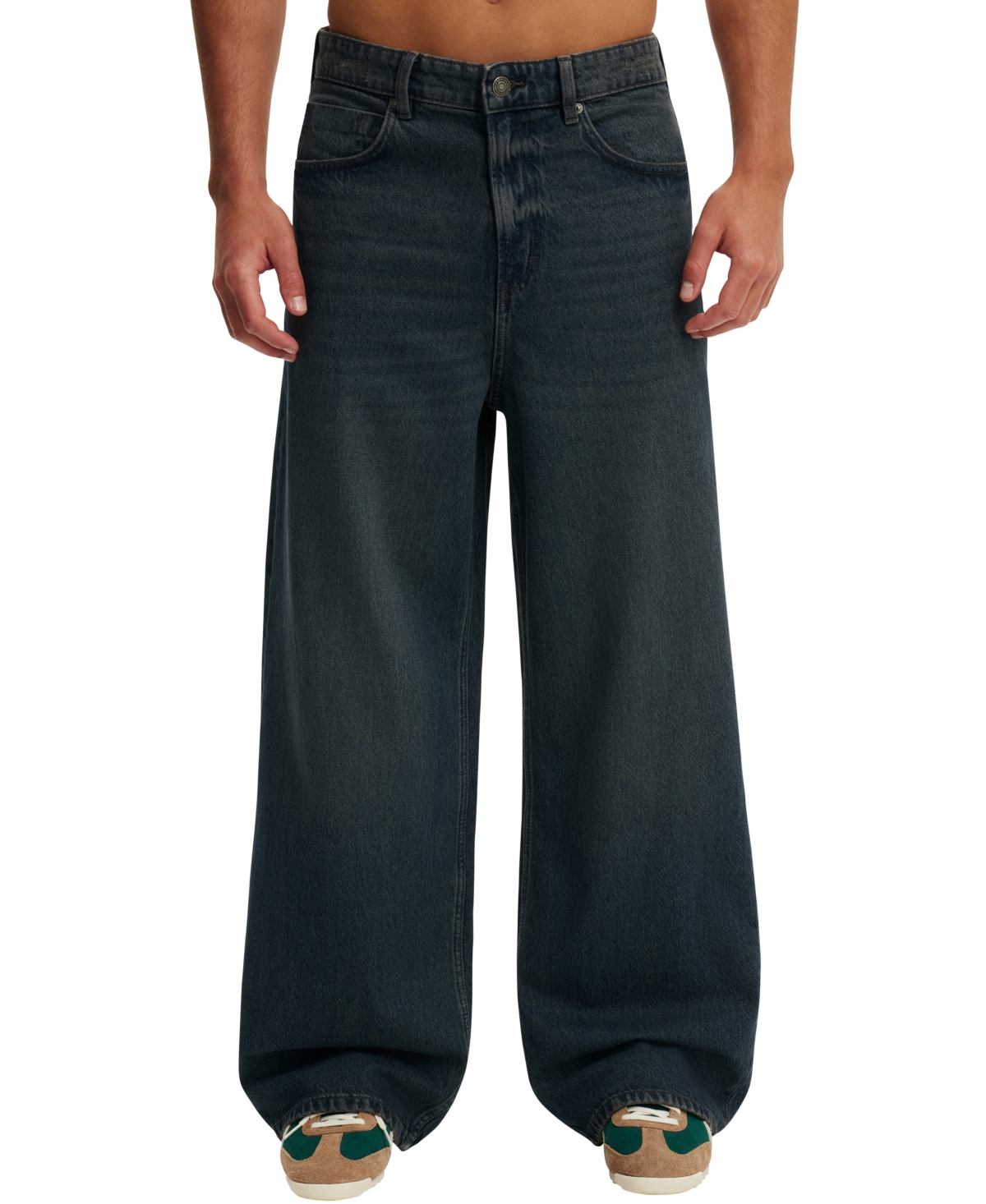 Click here for Cotton On Mens Super Baggy Jean - Y2K Strom Blue prices