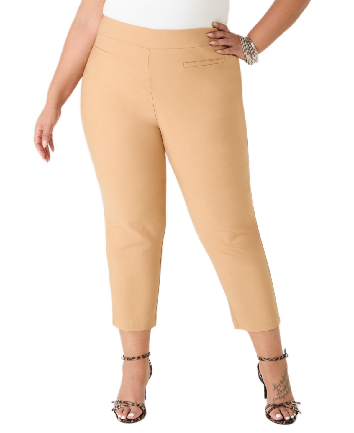 Click here for Ashley Stewart Womens Millennium Pull On Capris -... prices