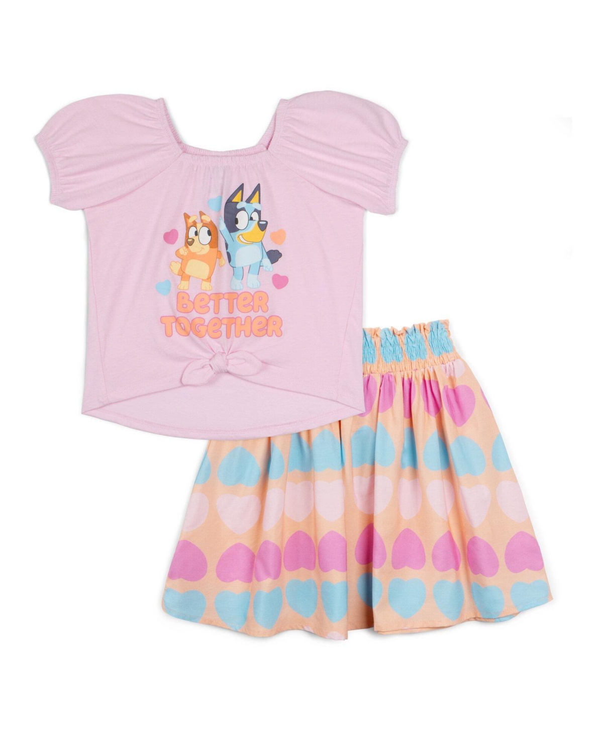 Click here for Bluey Toddler Girls (2T-5T) Two-Piece T-Shirt and... prices