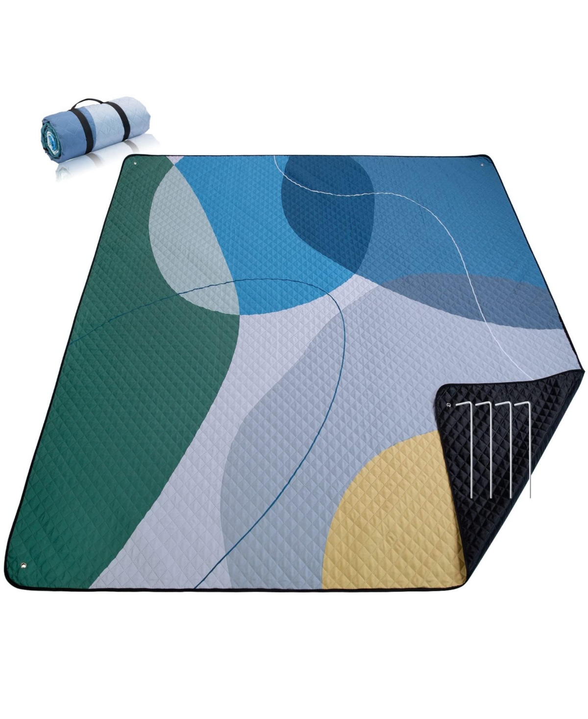 Click here for Aofar Picnic Blanket Waterproof Sandproof Beach Ma... prices