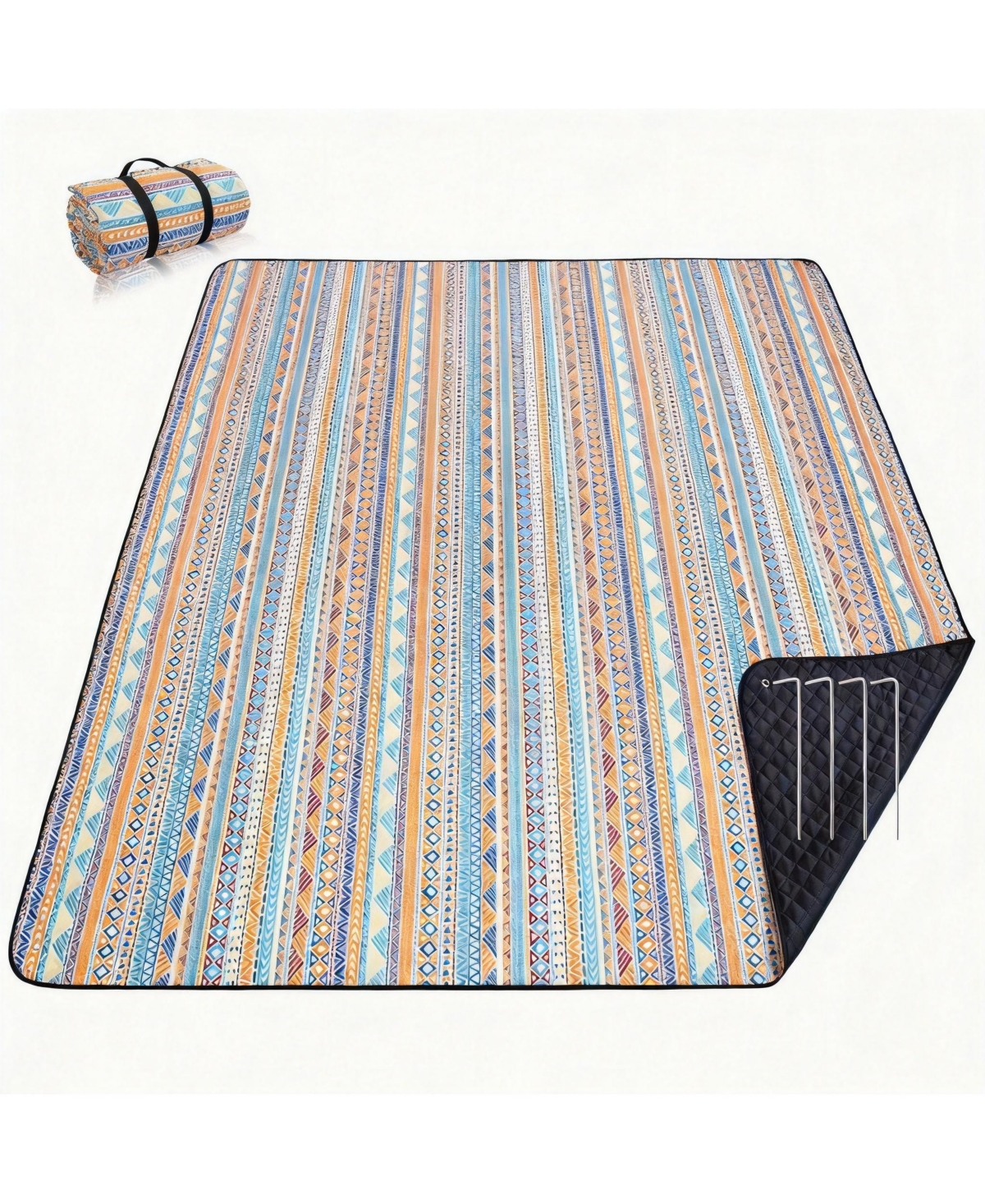 Click here for Aofar Picnic Blanket Waterproof Sandproof Beach Ma... prices