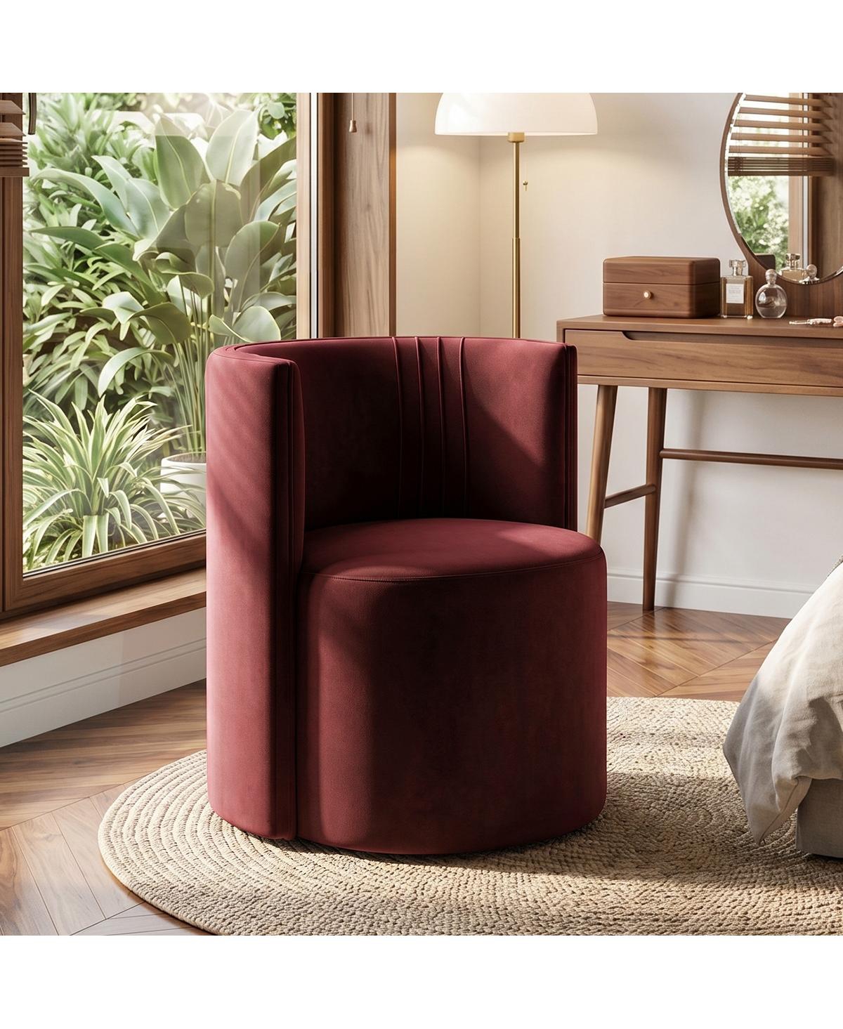 Click here for Maison Boucle Office Chair for Desk  Velvet Burgun... prices