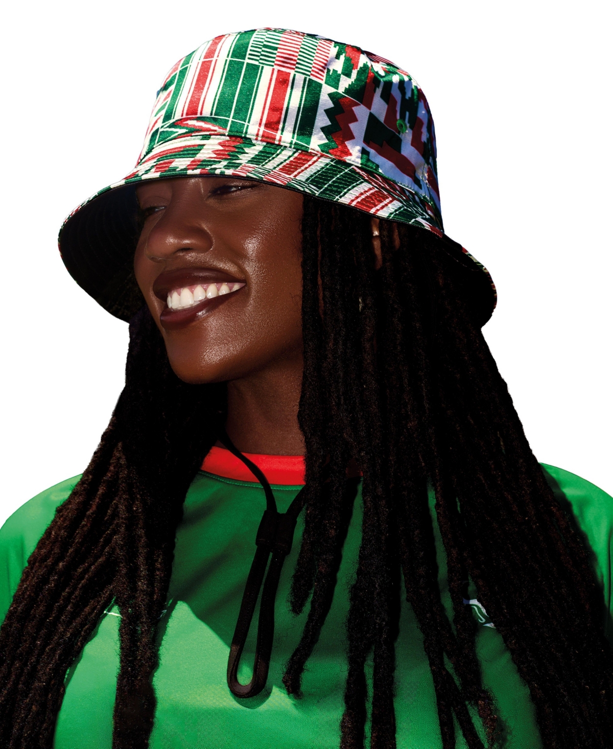 Click here for Kin Apparel Unisex Kente Reversible Satin Bucket H... prices