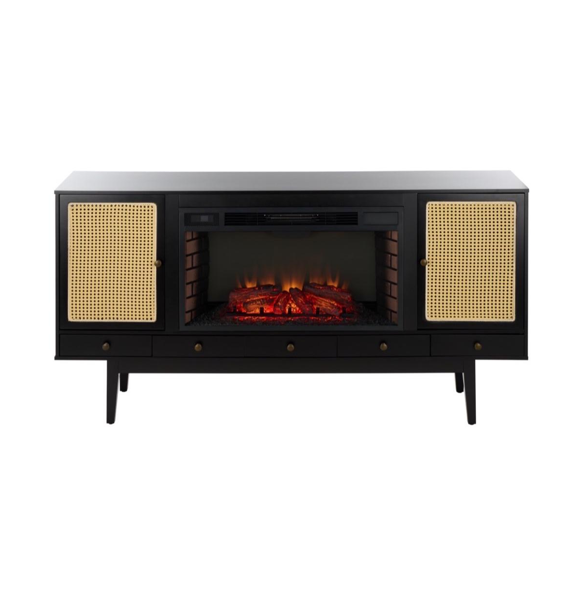 Click here for Augusta Home Simms Midcentury Fireplace with Media... prices
