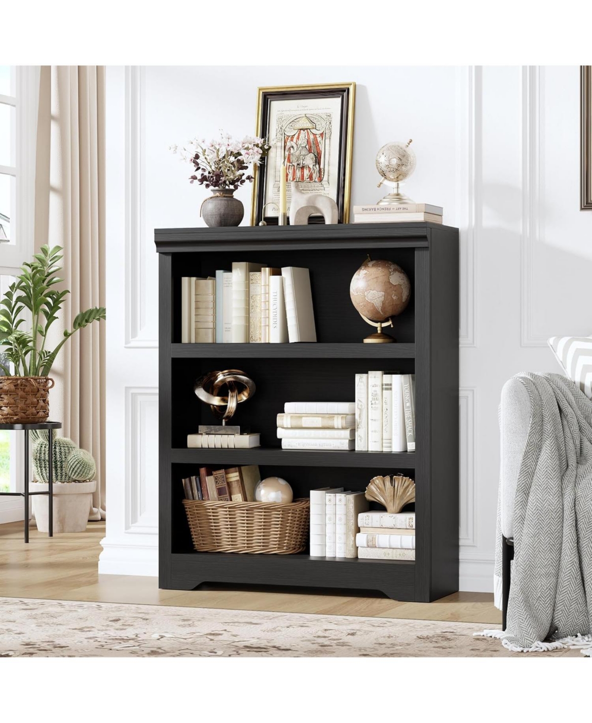 Click here for gaomon Modern Rustic Bookshelf Cabinet Handcrafted... prices