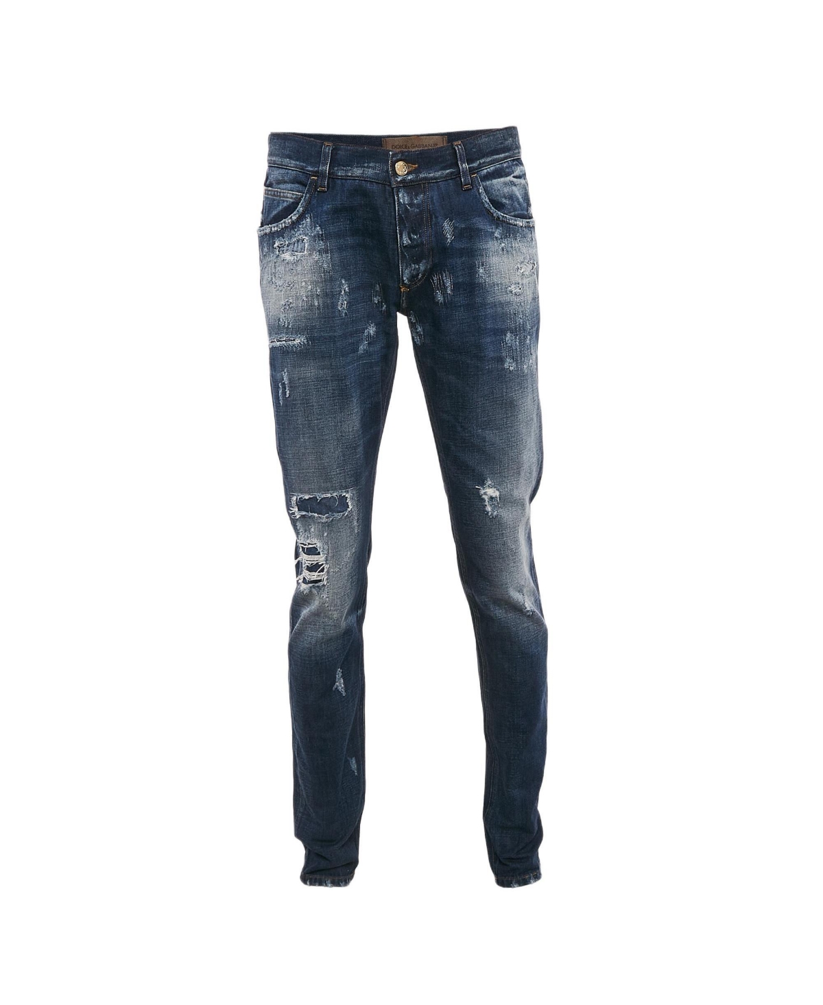 Click here for Pre-Owned Dolce & Gabbana Mens Distressed Denim Je... prices