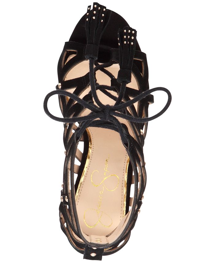 Jessica Simpson Kariba Cage Sandals - Macy's