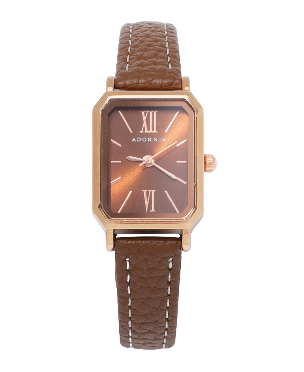 Click here for Adornia Womens Gold Lisbon Brown Leather Band and... prices