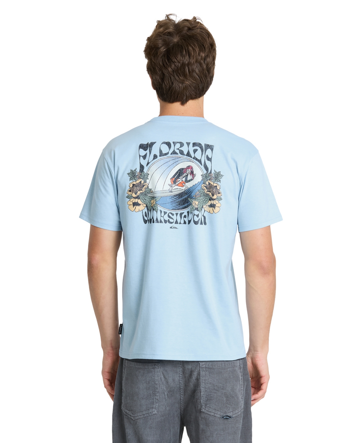 Click here for Quiksilver Mens Ringspun Cotton-Blend Crewneck T-S... prices