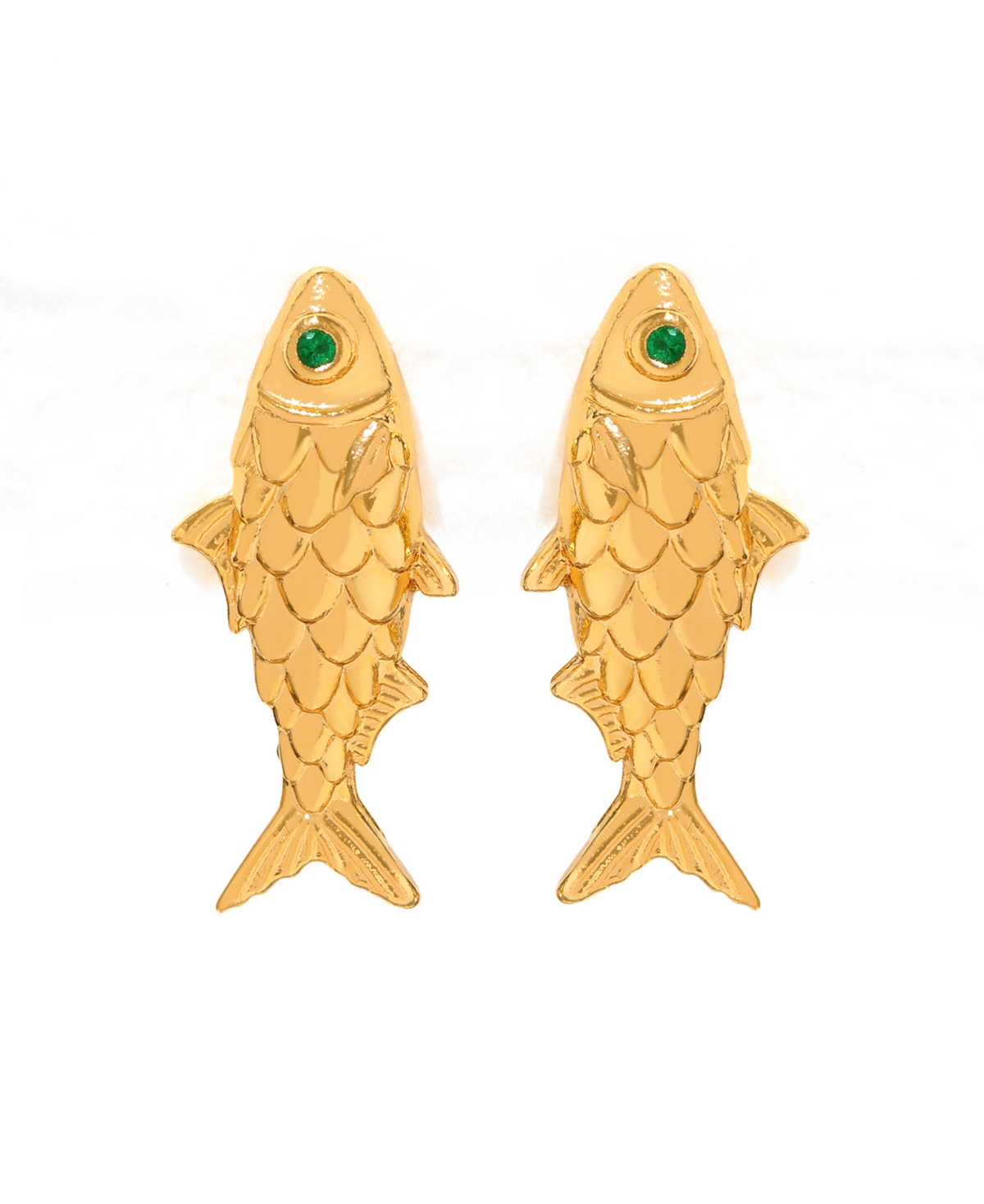 Click here for Girls Crew Crystal Gone Fishing Stud Earrings - Go... prices