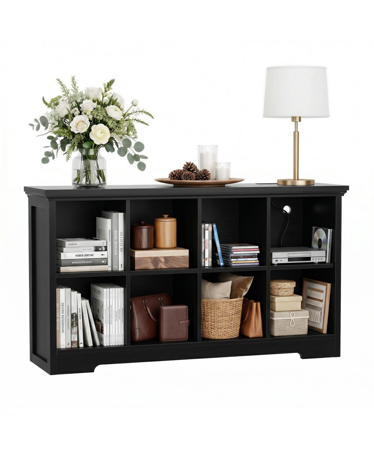 Click here for Aheaplus 8-Cube Bookshelf with Charging Station  B... prices