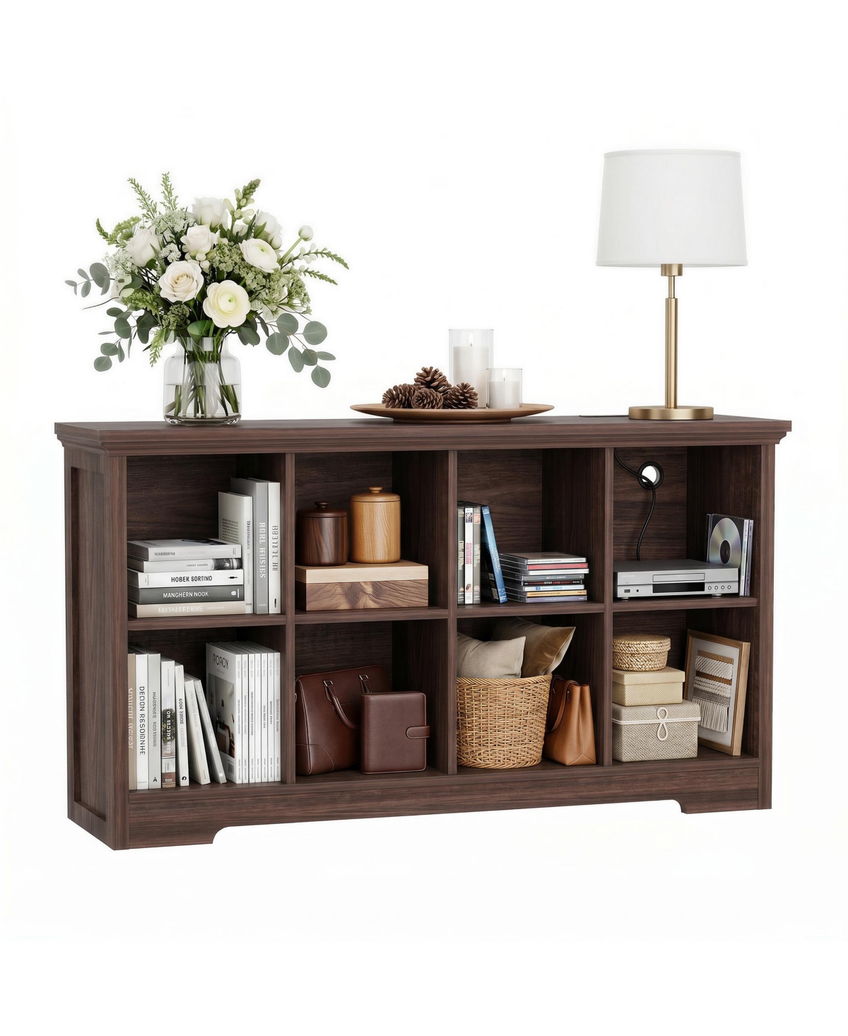 Click here for Aheaplus 8-Cube Bookshelf with Charging Station  B... prices