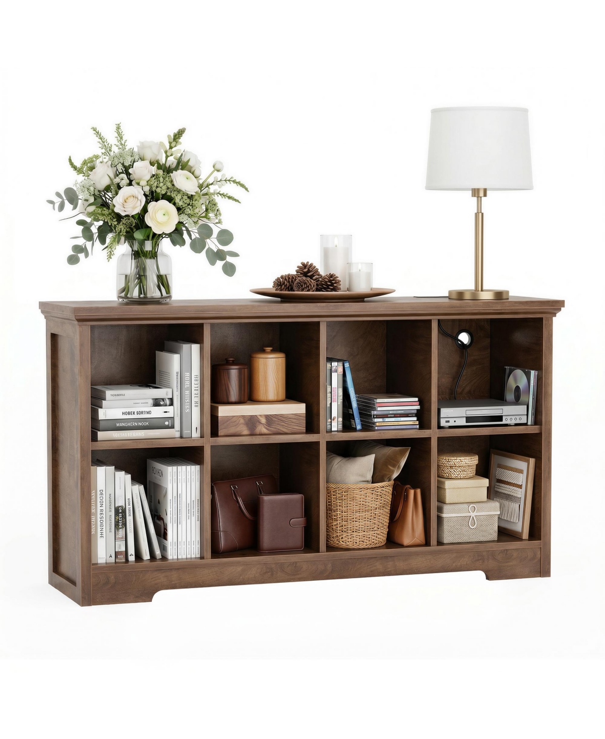 Click here for Aheaplus 8-Cube Bookshelf with Charging Station  B... prices