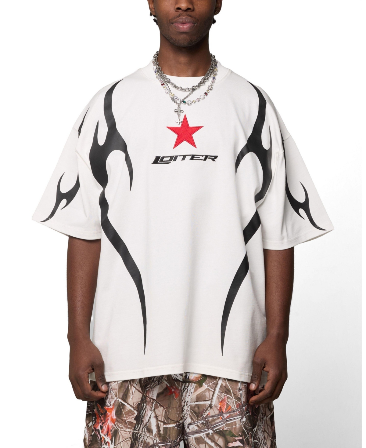 Click here for Loiter Mens Trackstar T-Shirt - White prices