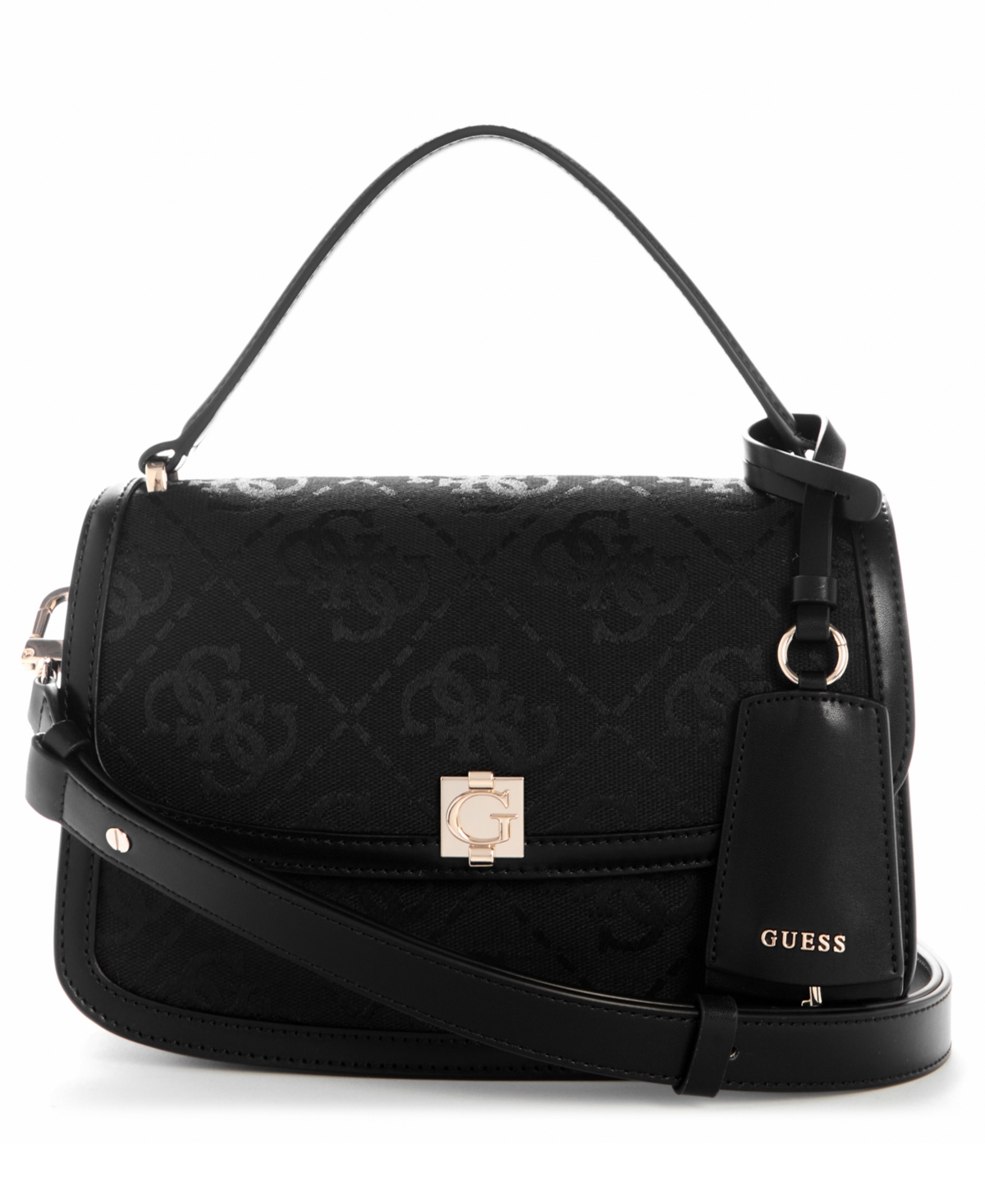 Click here for Guess Audrey Logo Small Flap Crossbody Handbag - B... prices