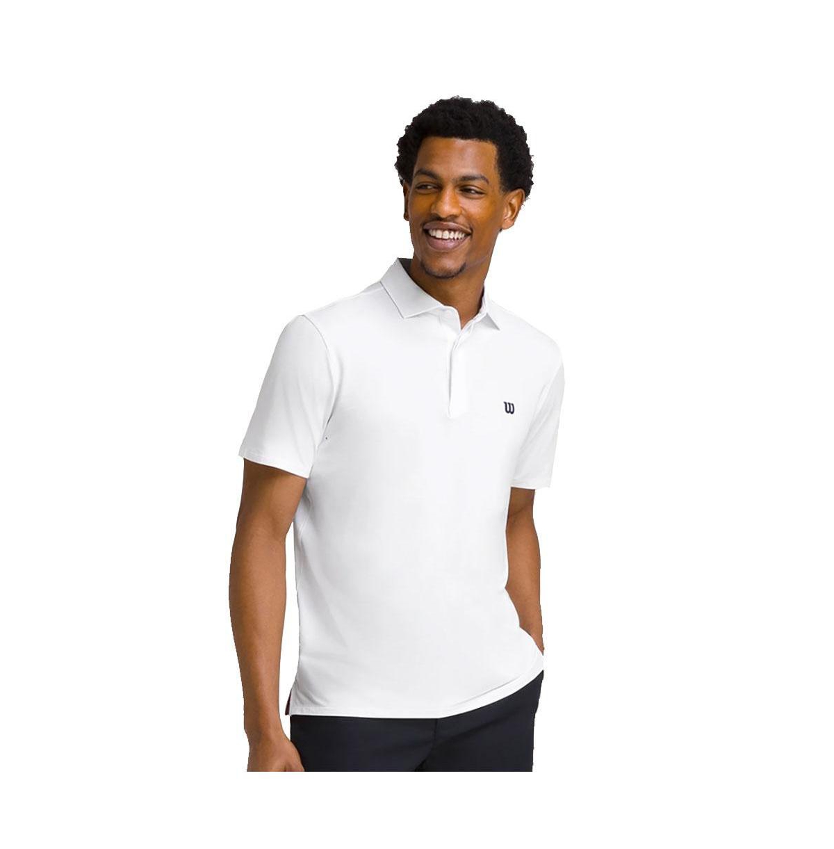 Click here for Wilson Mens League Tennis Polo - Bright white prices
