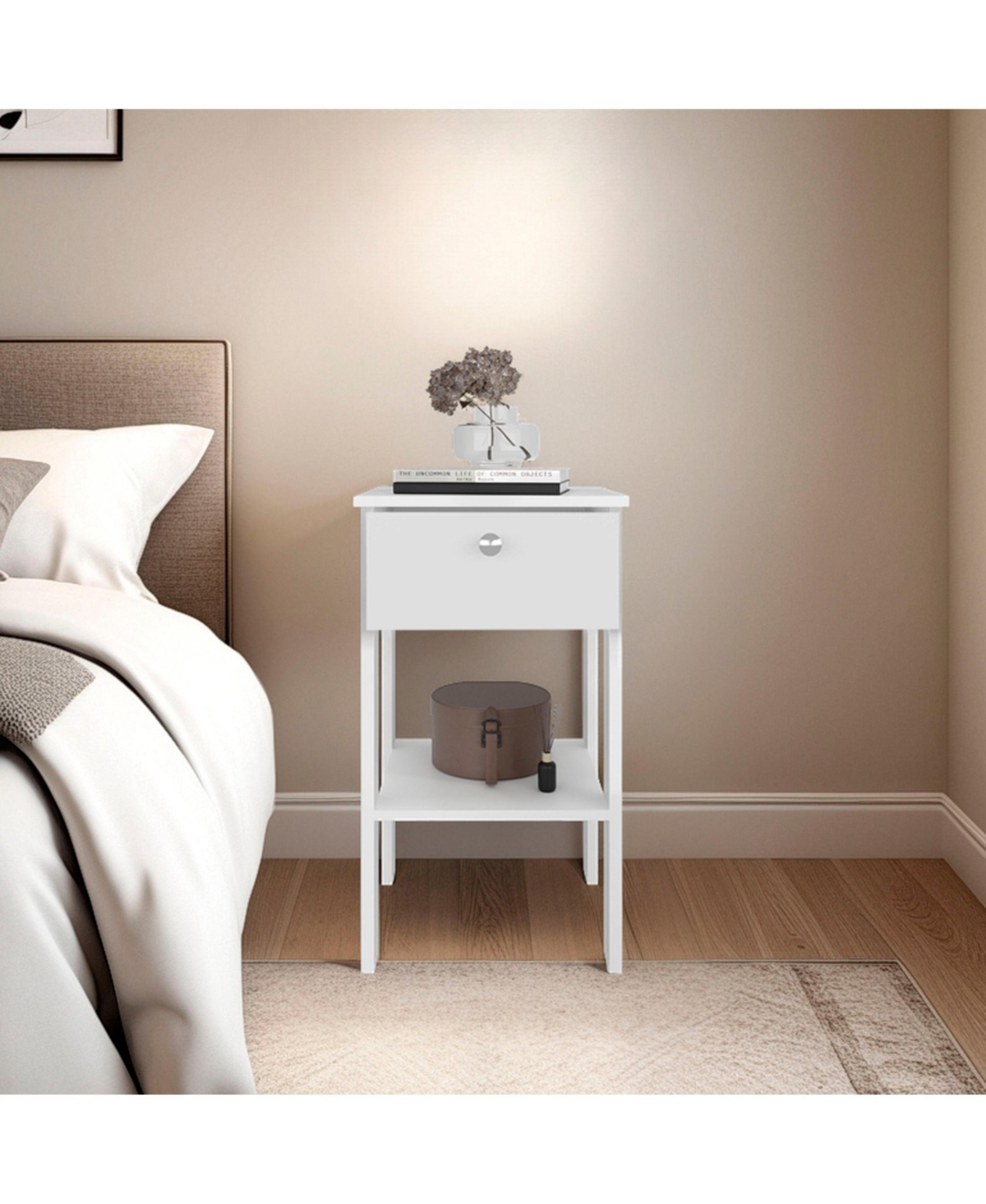 Click here for Fm Furniture Shongopovi One Drawer Nightstand with... prices