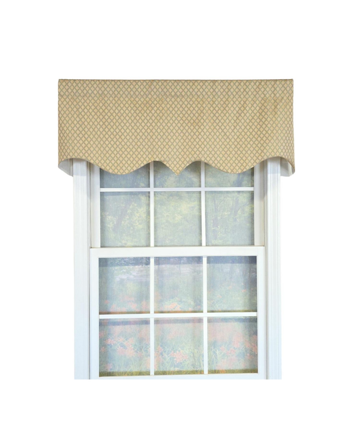 Click here for Rlf Home Dottie Cornice Window Valance 100 Cotton... prices