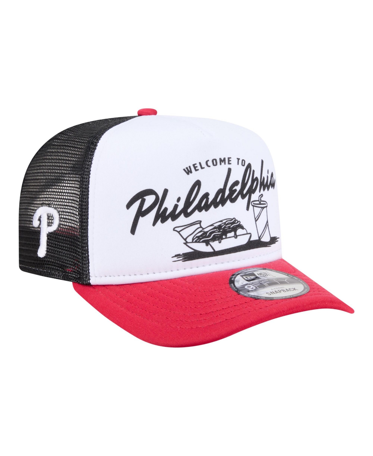 Click here for New Era Mens White/Red Philadelphia Phillies Foodi... prices