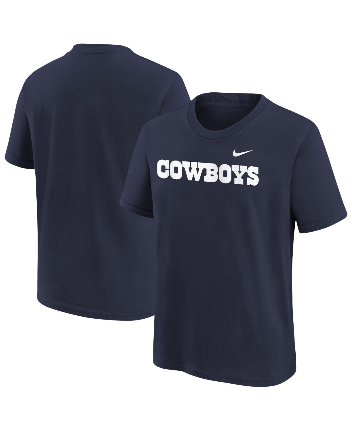 Click here for Nike Big Boys and Girls Navy Dallas Cowboys Wordma... prices