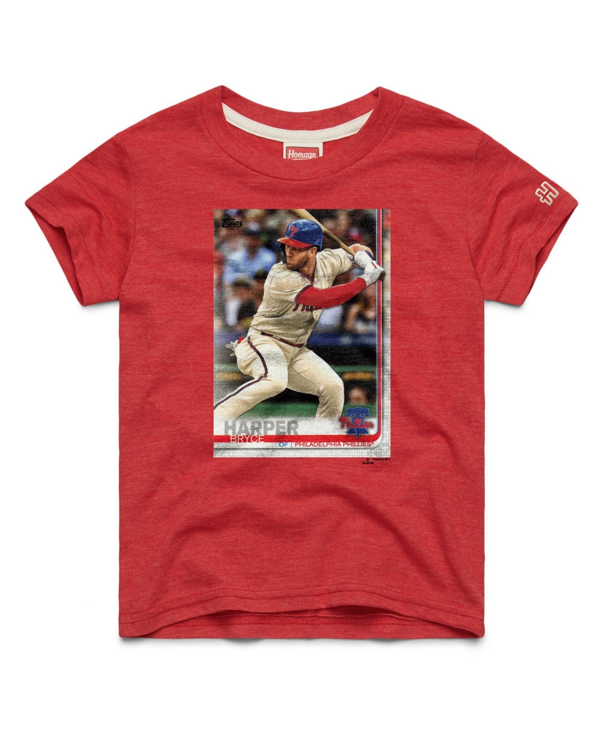 Click here for Homage Big Boys and Girls Bryce Harper Red Philade... prices