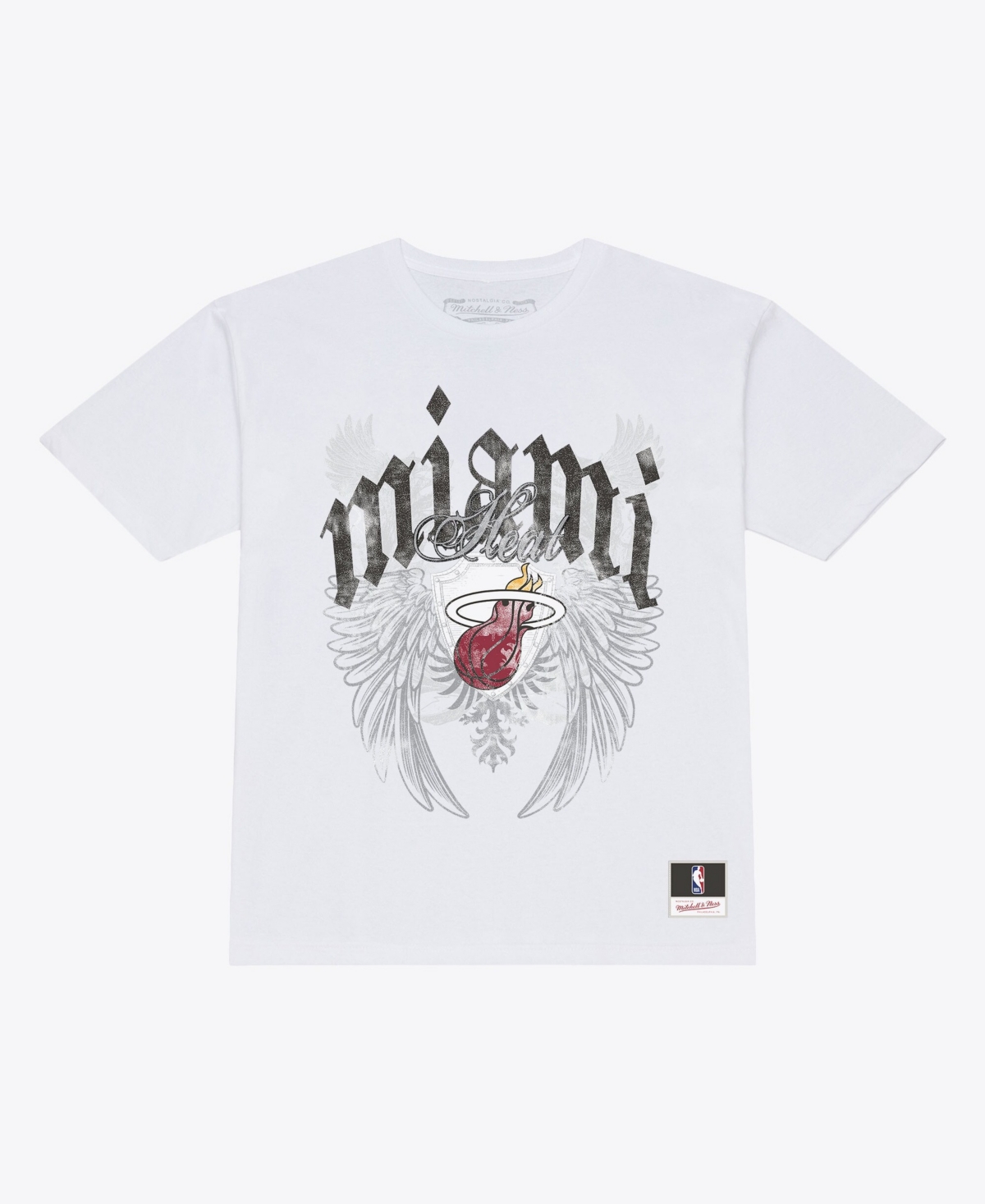 Click here for Mitchell & Ness Mens White Miami Heat Old English... prices