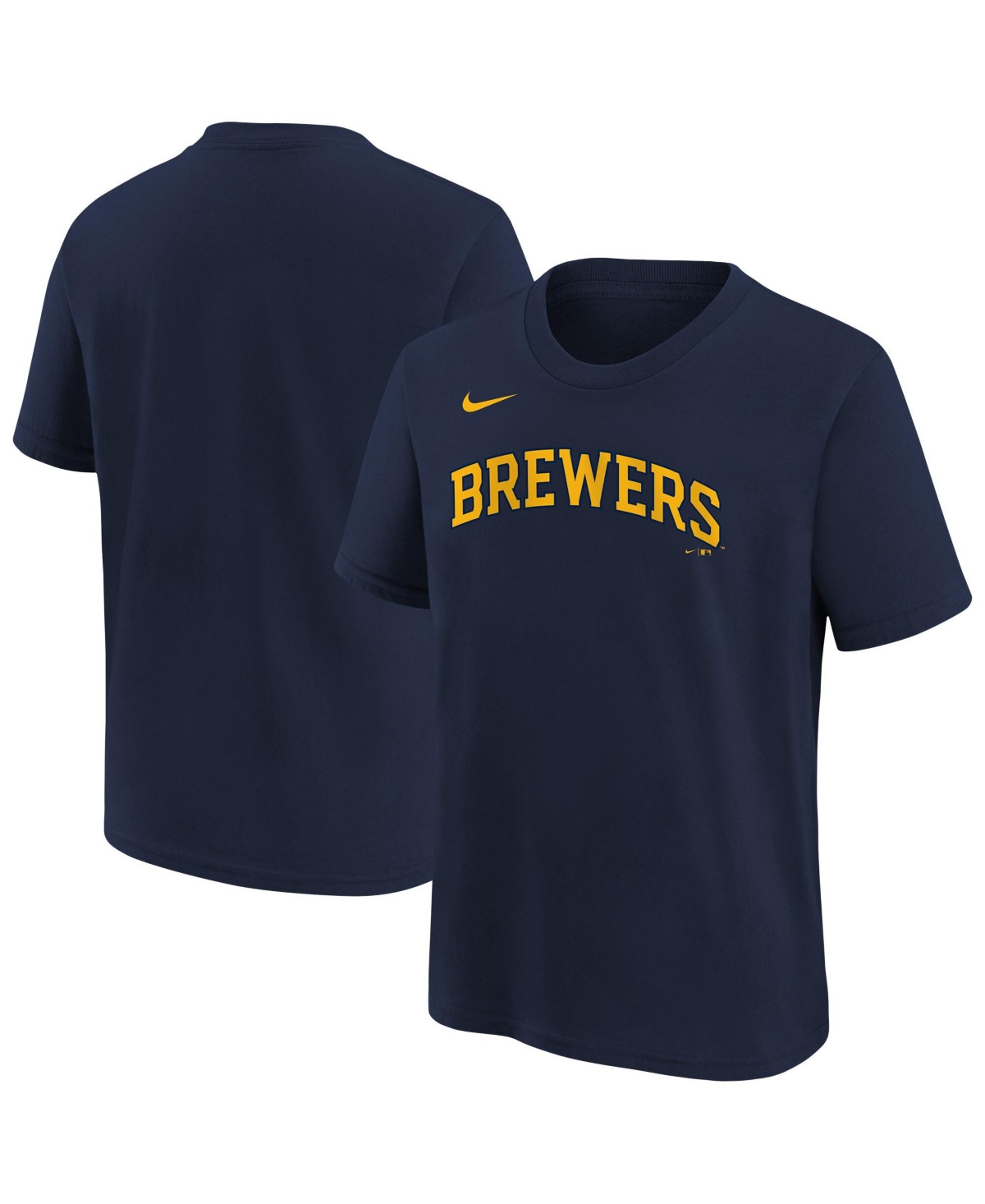 Click here for Nike Big Boys and Girls Athletic Navy Milwaukee Br... prices