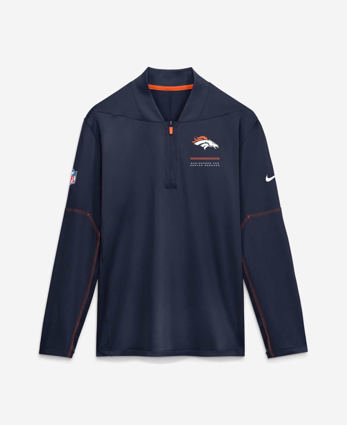 Click here for Nike Mens Navy Denver Broncos Sideline Dri-fit Hal... prices