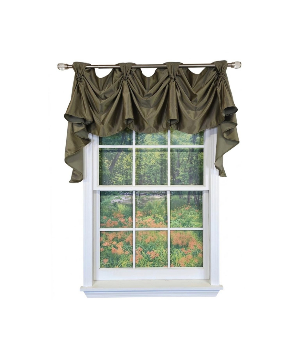 Click here for Rlf Home Soft Rayon 3-s Victory Swag Window Valanc... prices