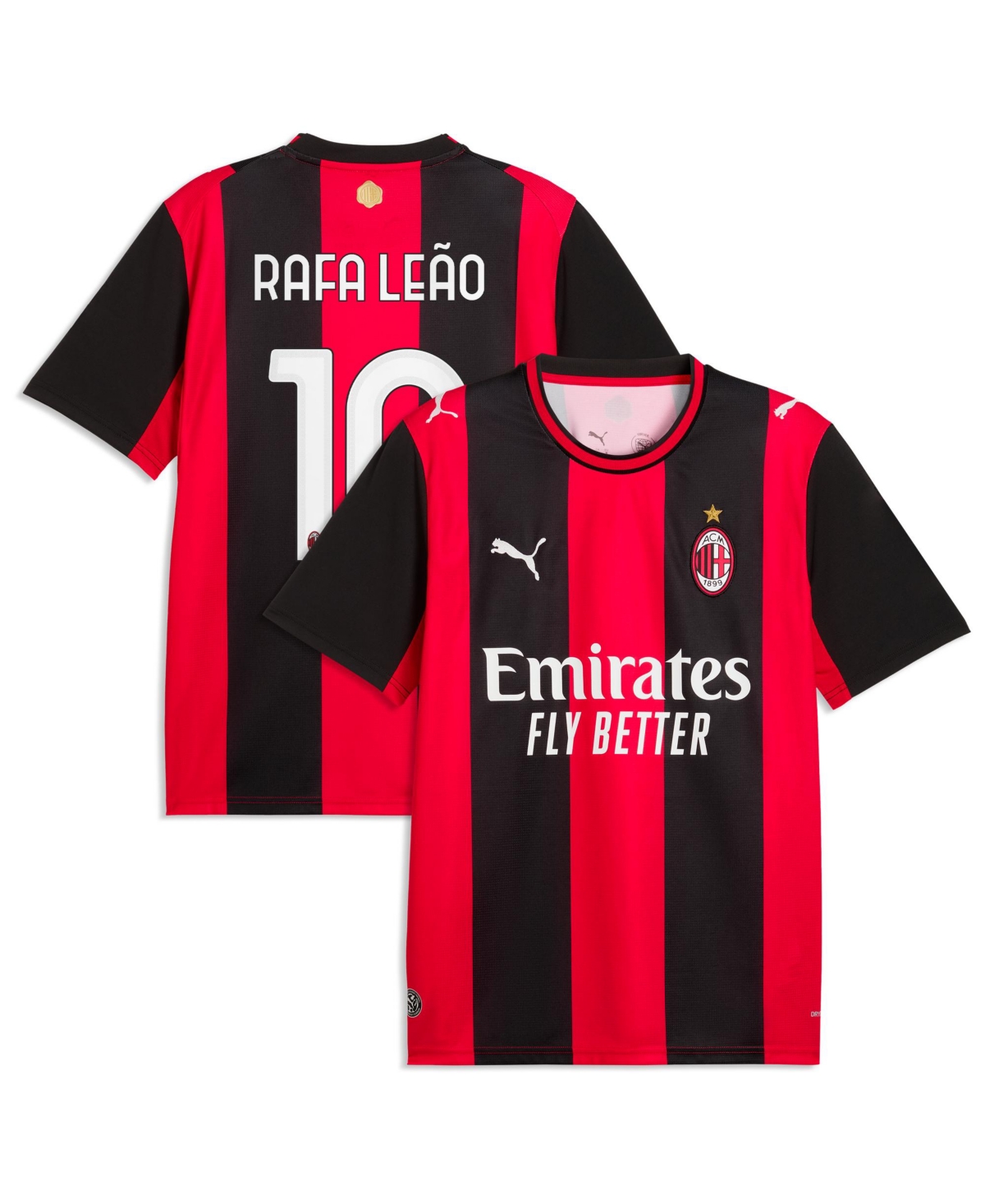 Click here for Puma Mens Rafael Leao Black/Red Ac Milan 2026/27 H... prices