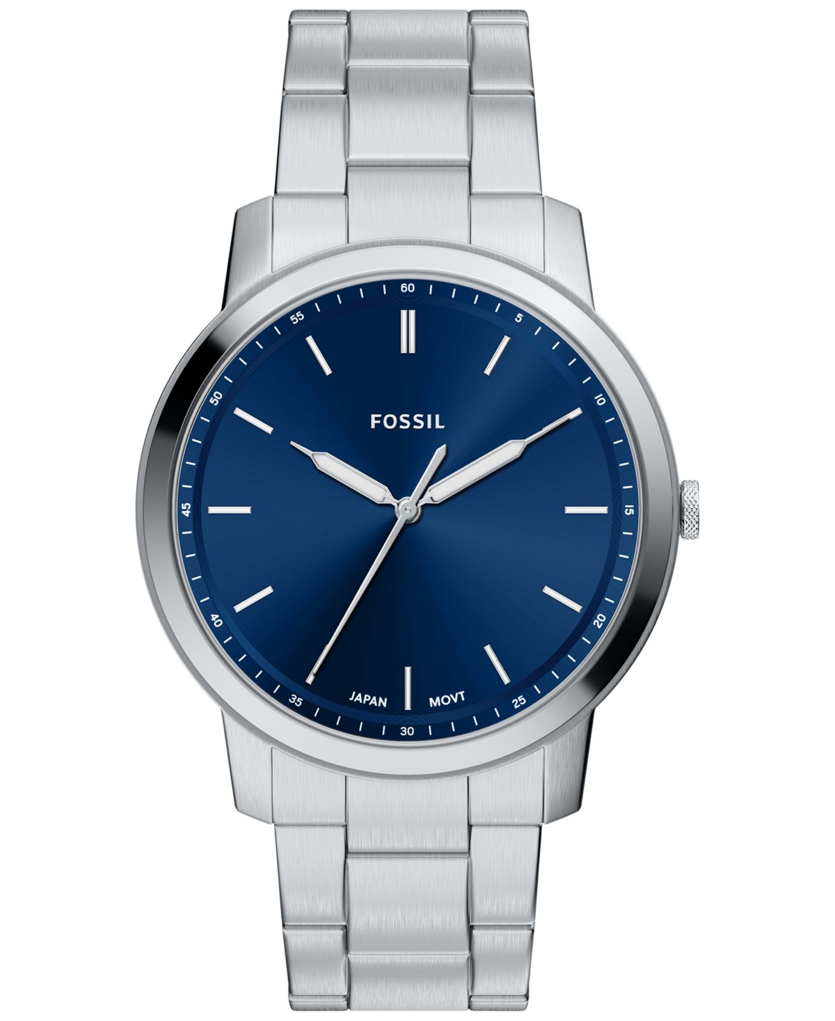 Click here for Fossil Mens Minimalist Three-Hand Stainless Steel... prices
