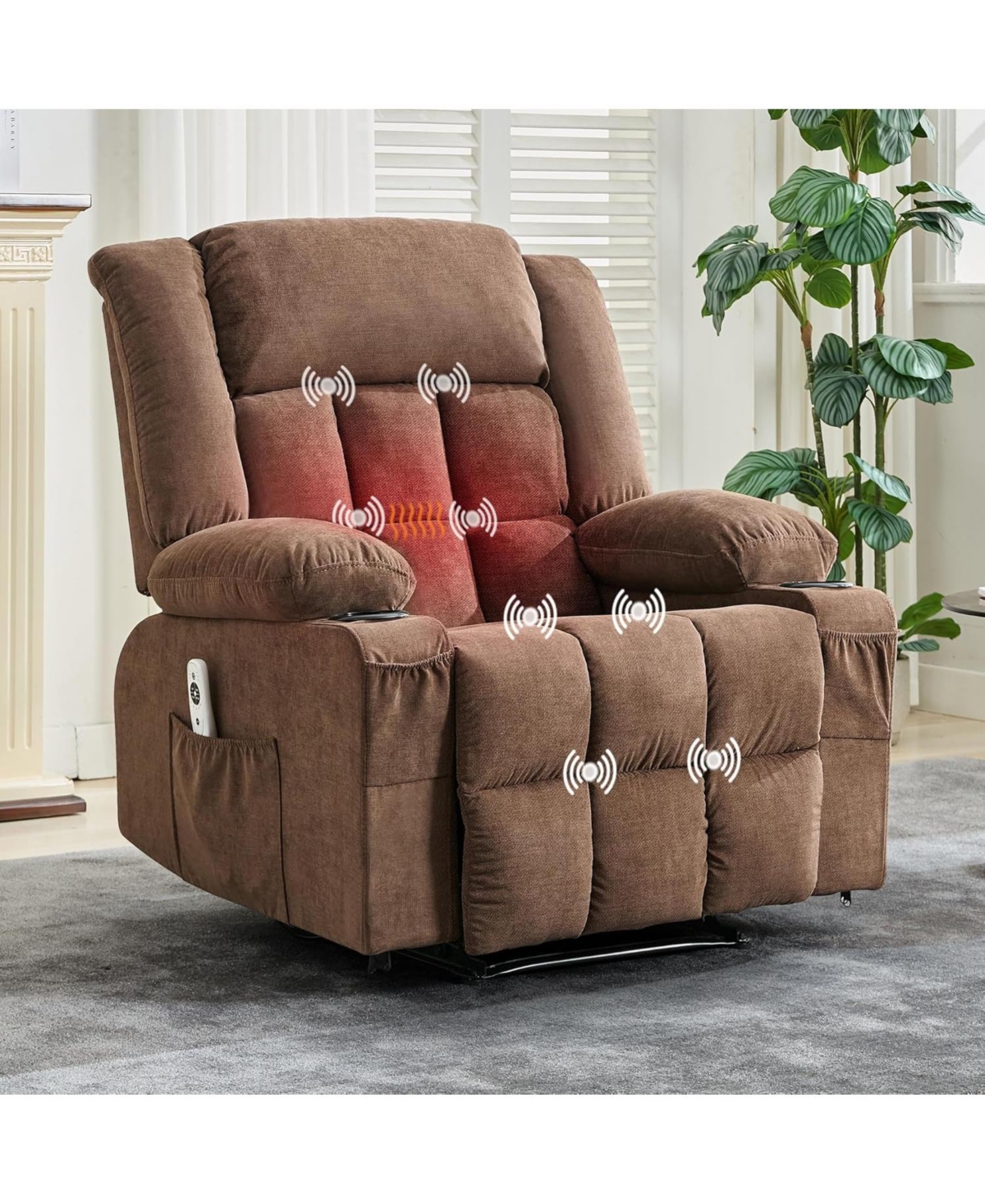 Click here for gaomon Large Recliner Chair  Manual Reclining Sofa... prices