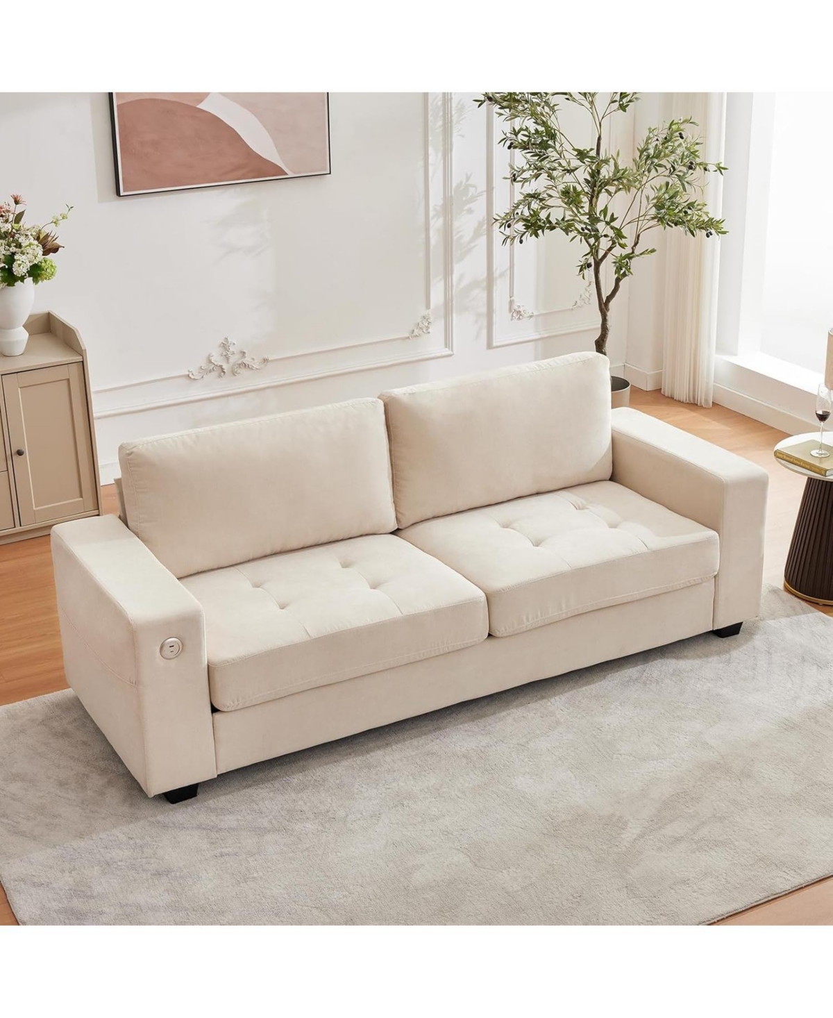 Click here for gaomon 90 Oversized Cloud Couch  114 Pounds Mid Ce... prices