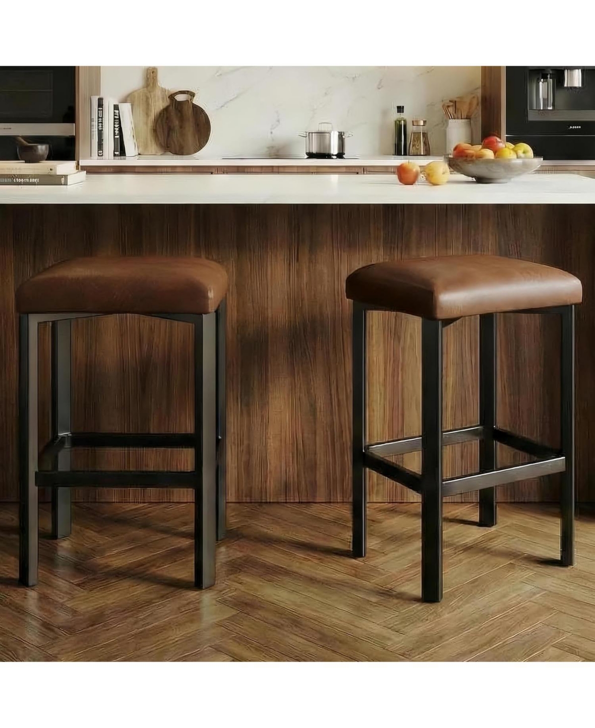 Click here for gaomon 24 Inches BarStools Set of 4  Pu Leather Ki... prices