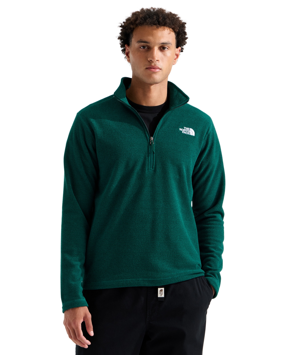 Click here for The North Face Mens Textured Cap Rock Fleece Zip S... prices