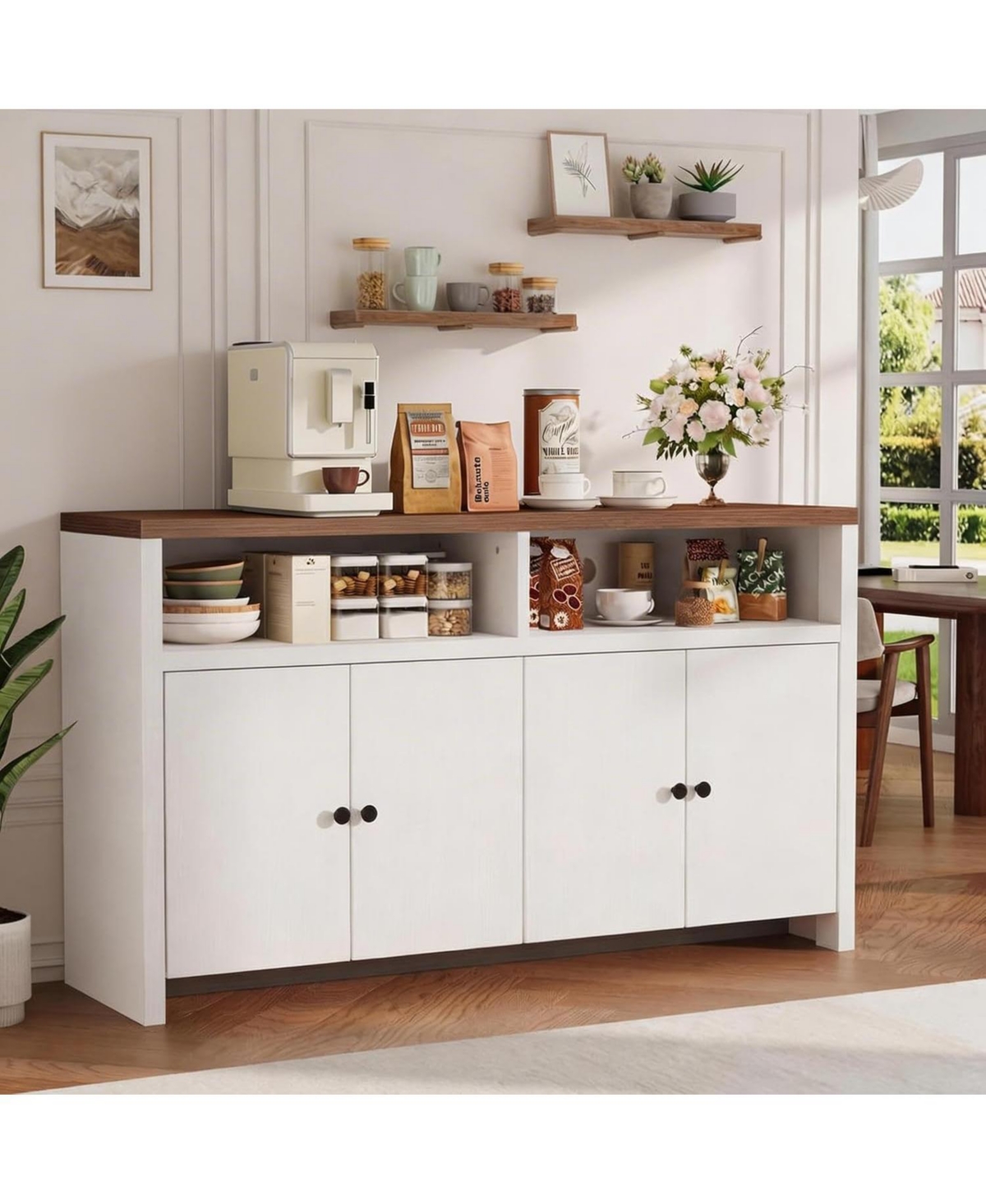 Click here for gaomon Sideboard Buffet Cabinet with Storage  55 L... prices