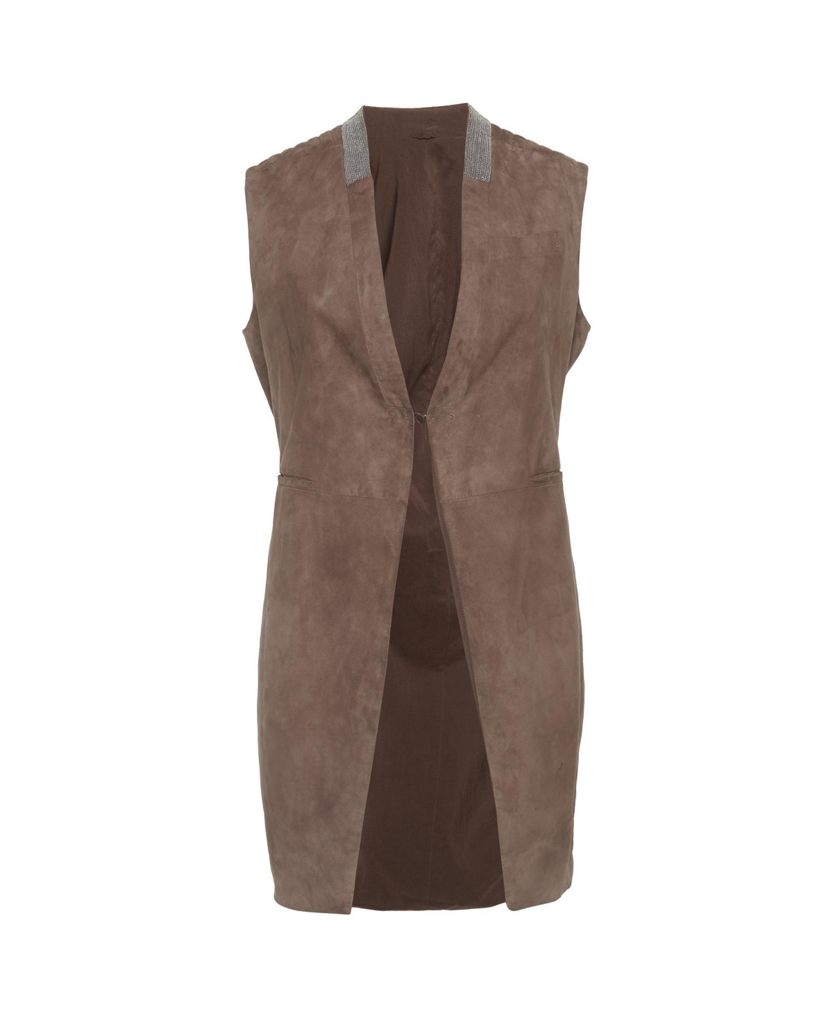 Click here for Pre-Owned Brunello Cucinelli Womens Suede Monili L... prices