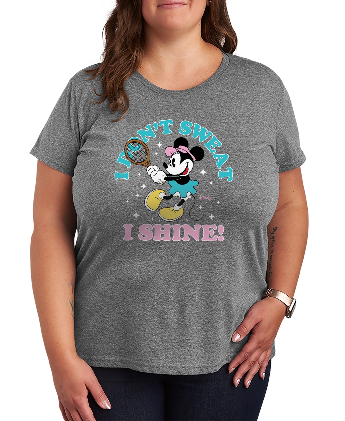 Click here for Hybrid Apparel Plus Size Dont Sweat Shine Graphic... prices
