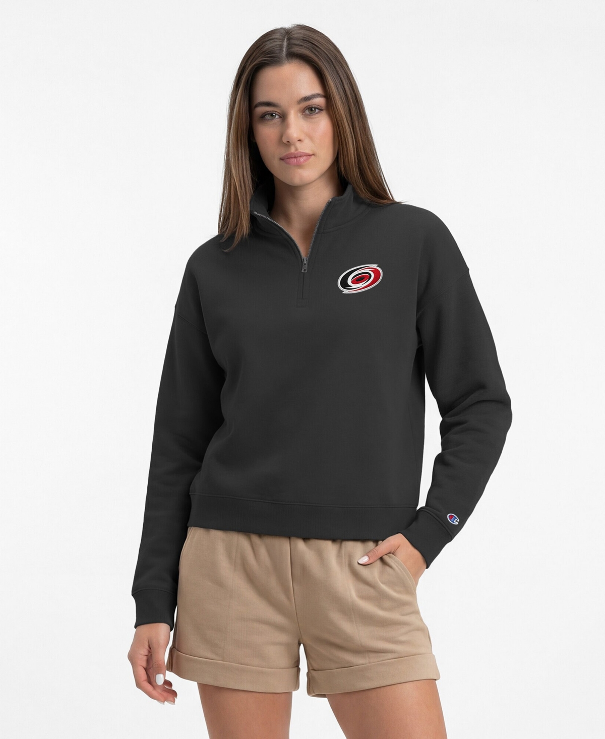 Click here for Champion Womens Black Carolina Hurricanes Power bl... prices