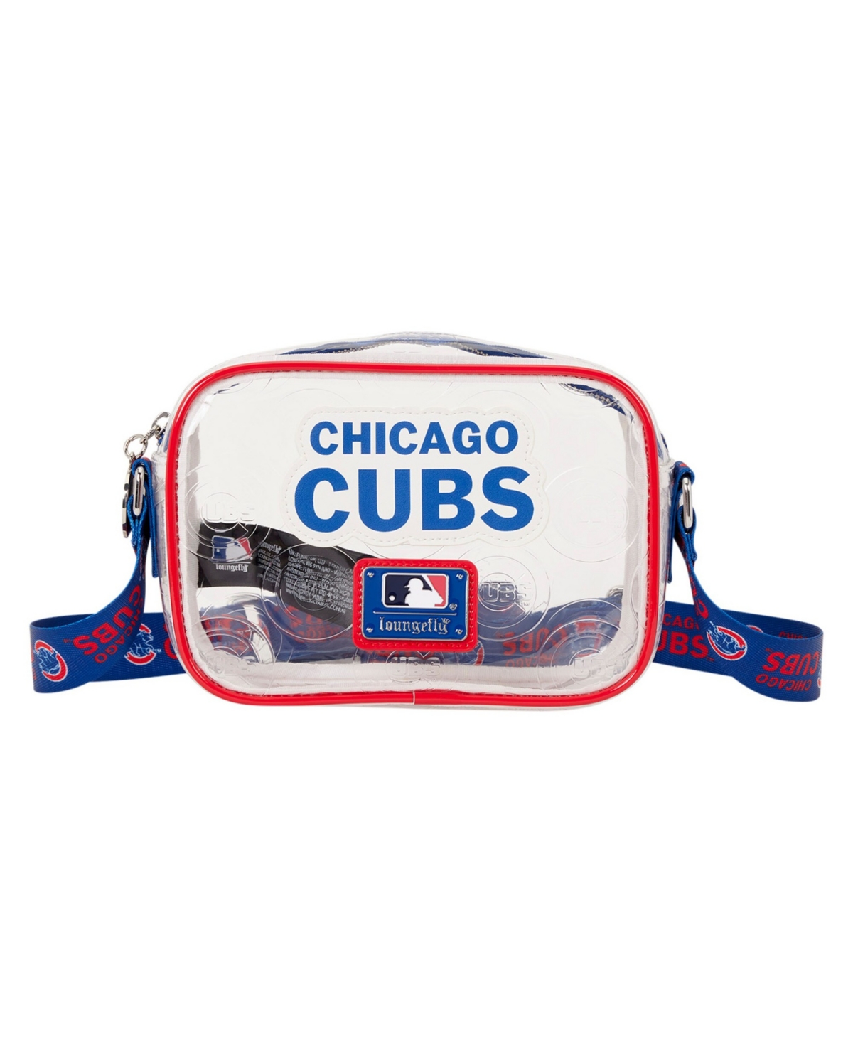 Click here for Loungefly Chicago Cubs Clear All Over Logo Crossbo... prices