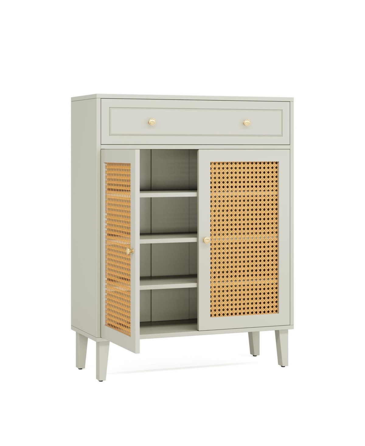 Click here for Slickblue Modern Wooden Shoe Cabinet with Drawer a... prices