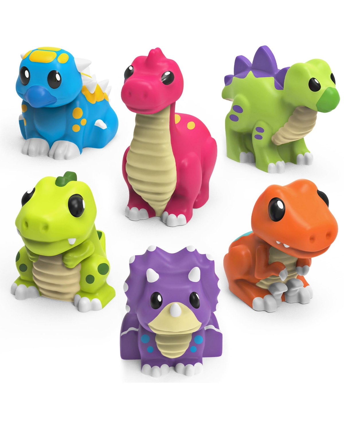 Click here for Gnuadz Mold-Free Squeezable Dinosaur Bath Toys  6-... prices