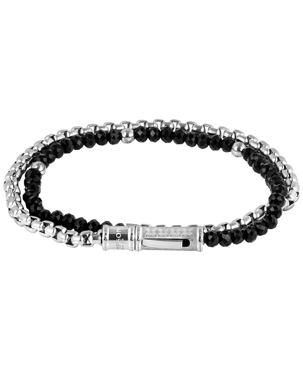 Click here for Thompson of London Mens Lucky Clover Black Agate S... prices