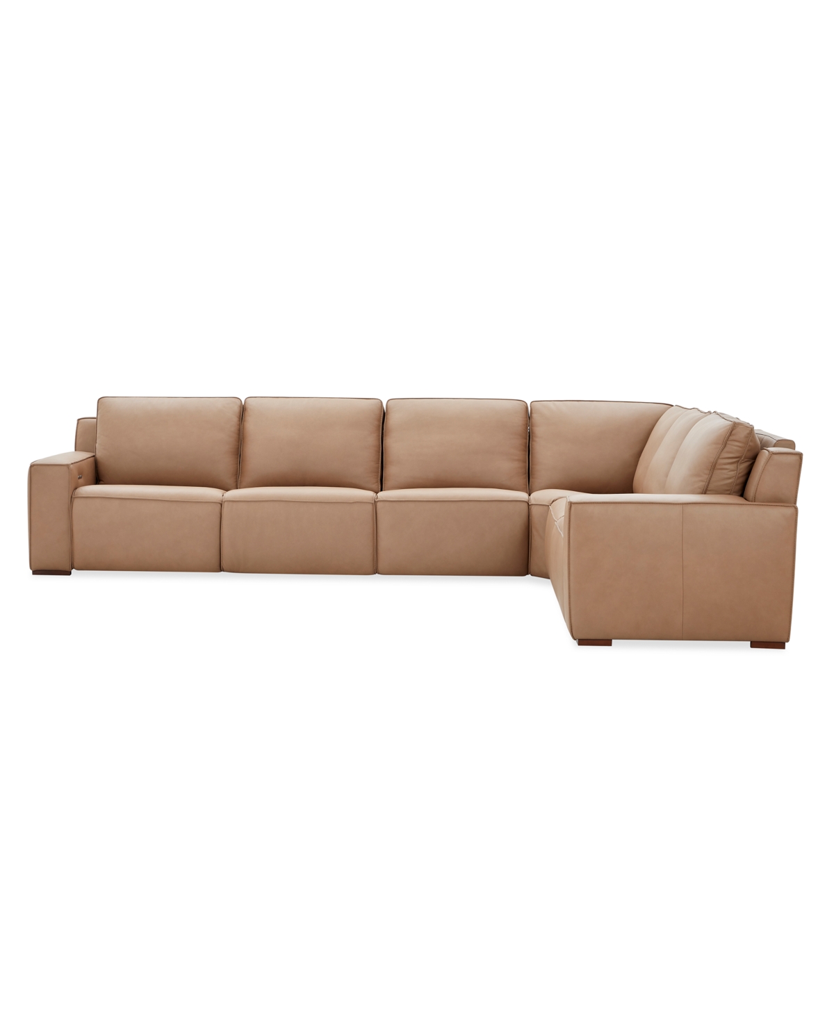 Click here for Aspen 2 Pm 6-Piece Leather Sectional Sofa Set (Laf... prices
