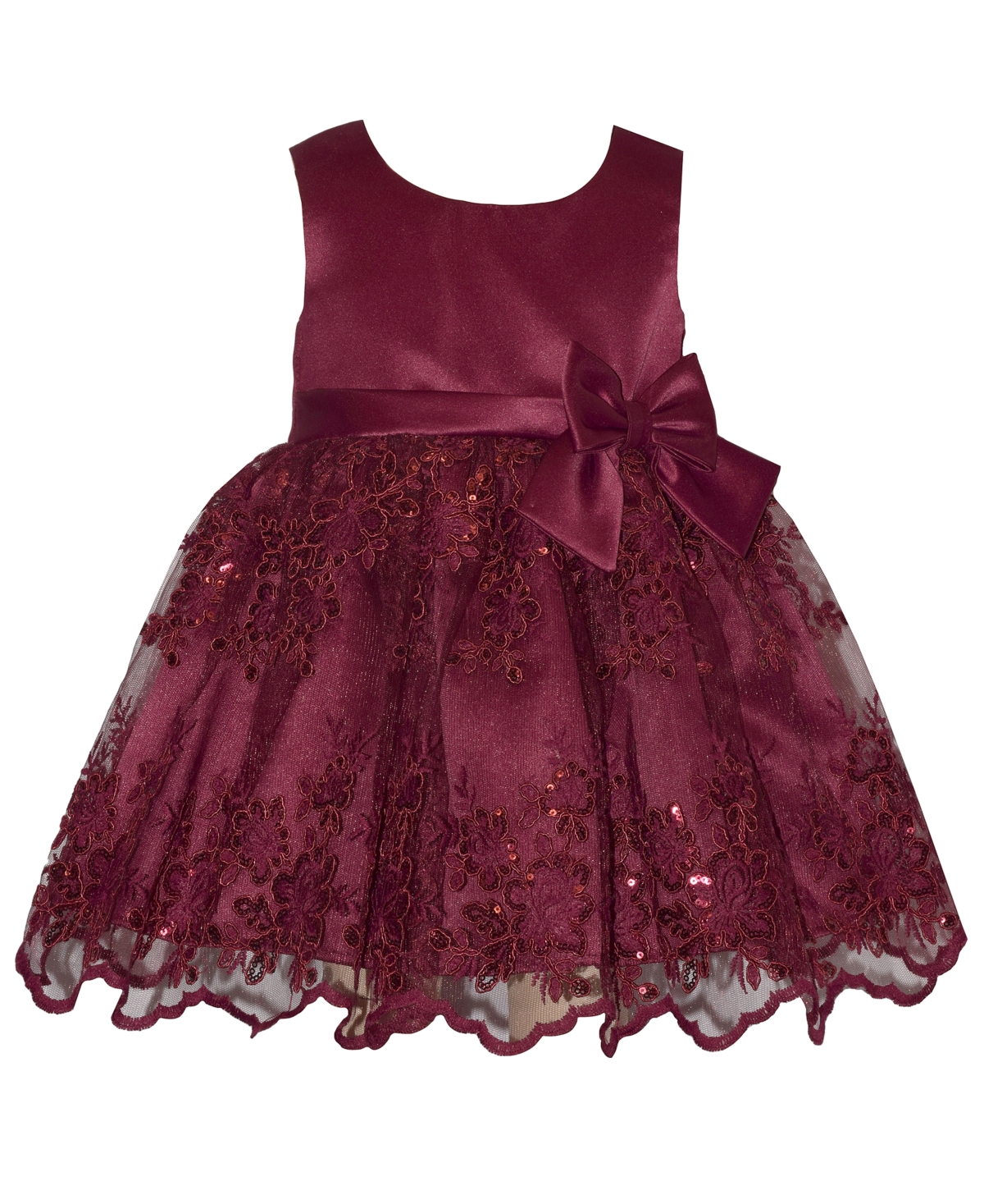 Click here for Bonnie Baby Baby Girls Sequin Border Party Sleevel... prices
