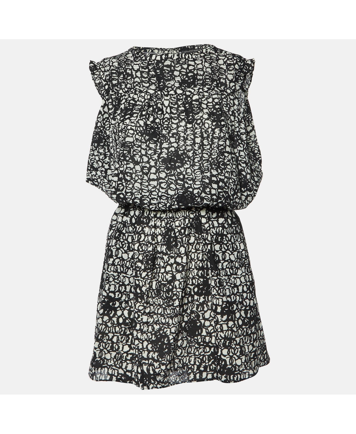 Click here for Pre-Owned Balenciaga Womens Abstract Print Silk Mi... prices